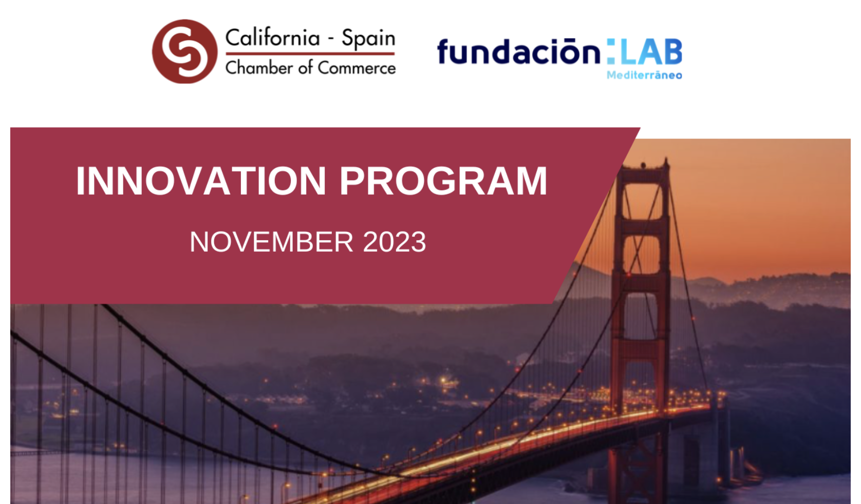 Innovation Program in Silicon Valley - California Spain Chamber of Commerce
